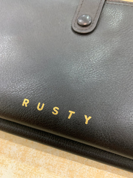 RUSTY Grace Leather Pouch - BLACK 1 – Twentyfivenine